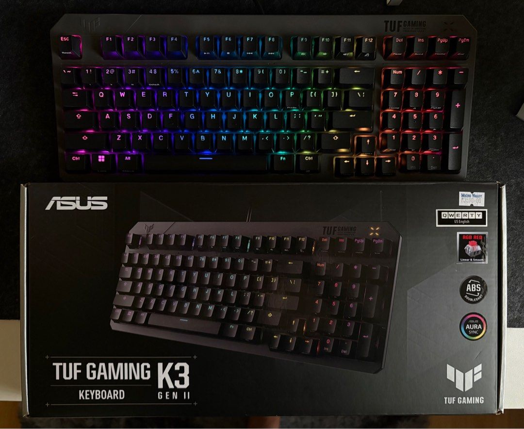 Asus Tuff Gaming Keyboard, Computers & Tech, Parts & Accessories ...