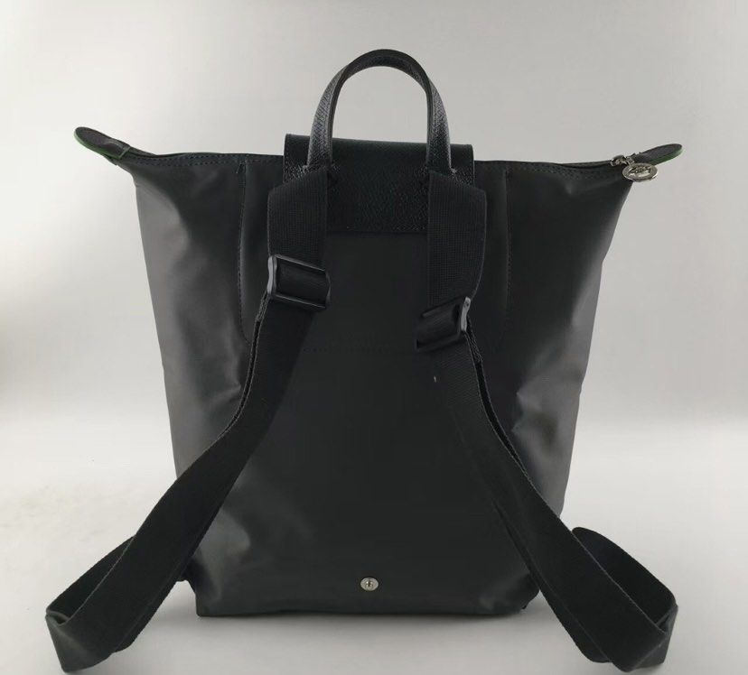 Longchamp Backpack Bag Club Le Pliage M Graphite Gray Color Canvas ...