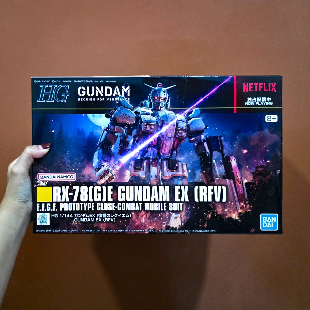 Bandai HG RX-78(G)E Gundam EX (RFV) Netflix Ver., Hobbies & Toys, Toys ...