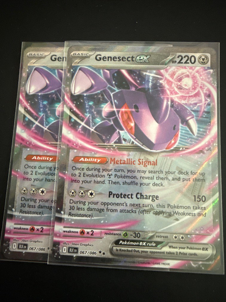 Black Bolt - Genesect ex (Pokemon), Hobbies & Toys, Toys & Games on ...