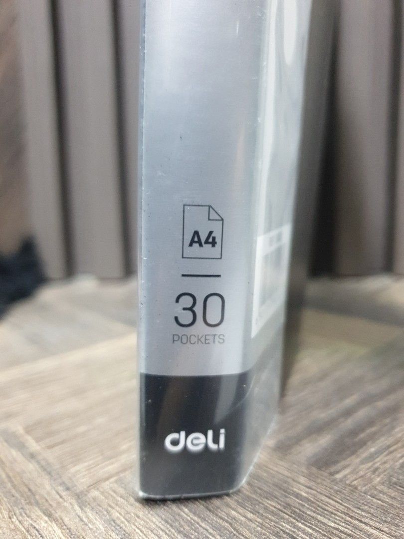 Black Deli A4 Display Book/File, Hobbies & Toys, Stationery & Craft ...