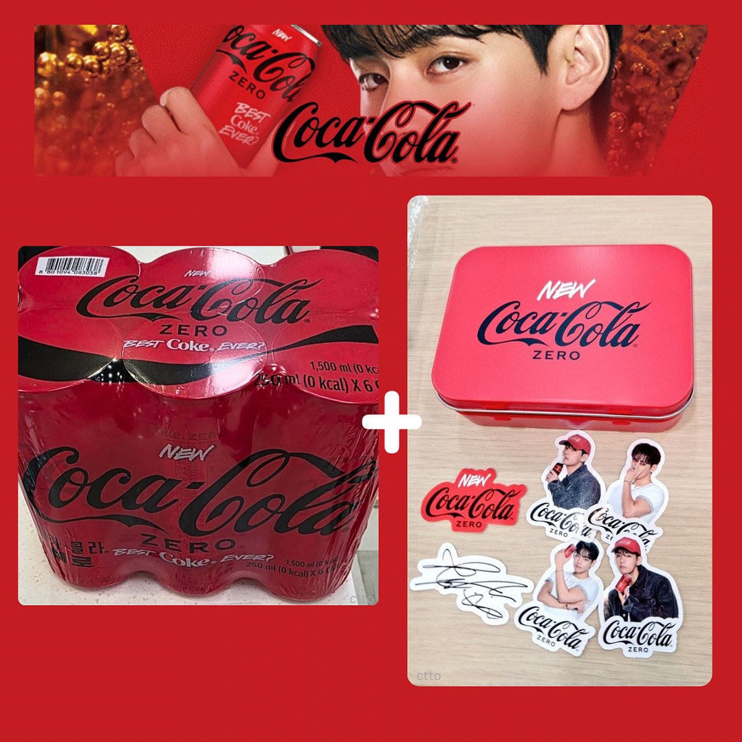 BTS V x Coca-Cola Zero Lotte Mart Offline Event | PRE-ORDER, Food ...