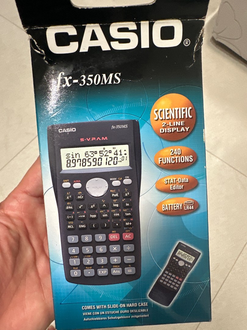 Casio fx-350MS Scientific Calculator, Hobbies & Toys, Stationery ...
