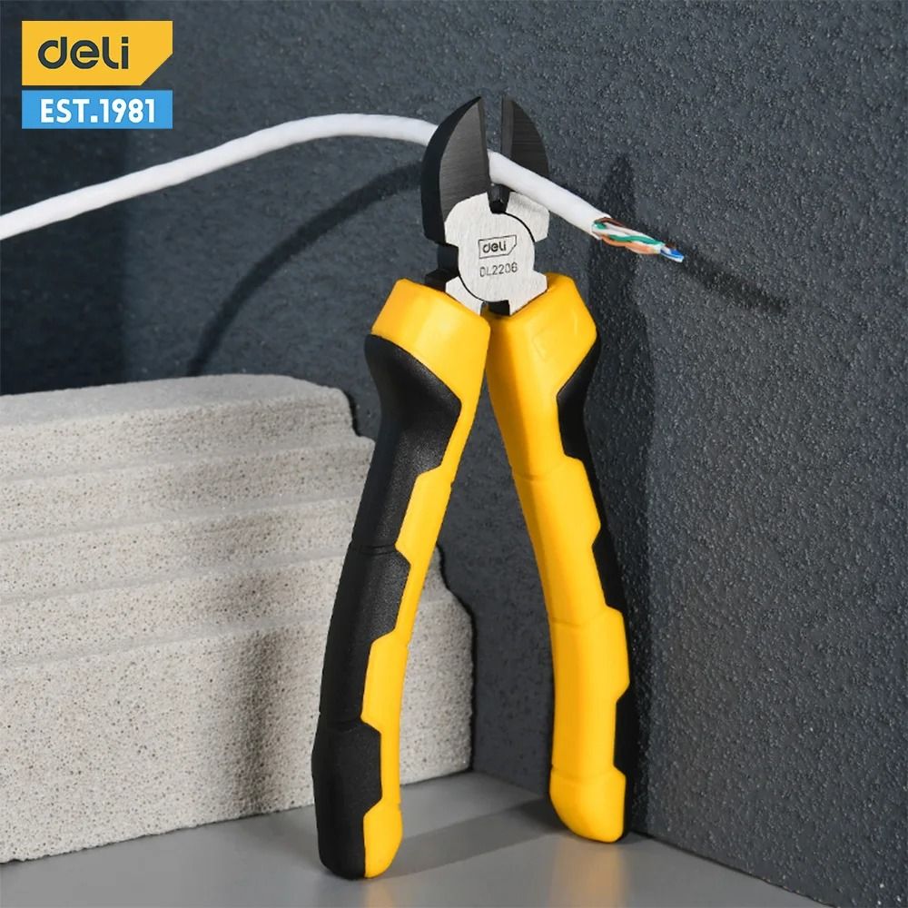 Deli 6 Inch 7 Inch Universal Plastic Nippers Mini Diagonal Pliers ...