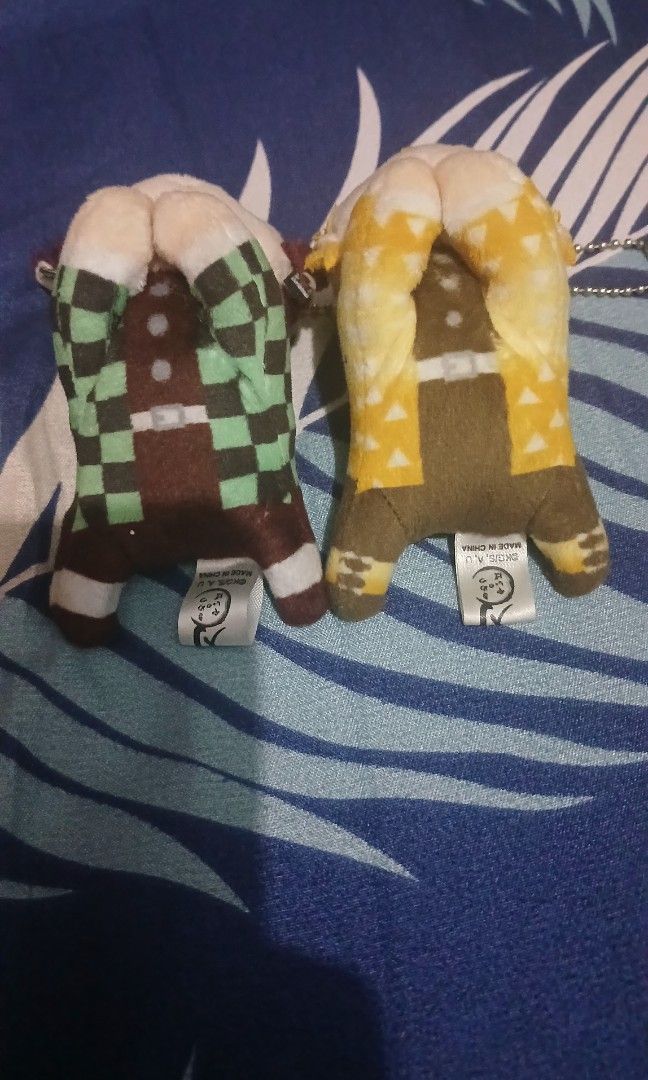 DEMON SLAYER Zenitsu and Tanjiro Hugchara Set, Hobbies & Toys, Toys ...