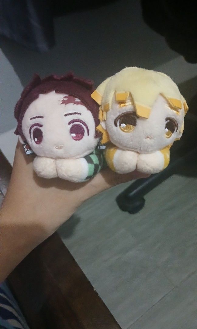 DEMON SLAYER Zenitsu and Tanjiro Hugchara Set, Hobbies & Toys, Toys ...