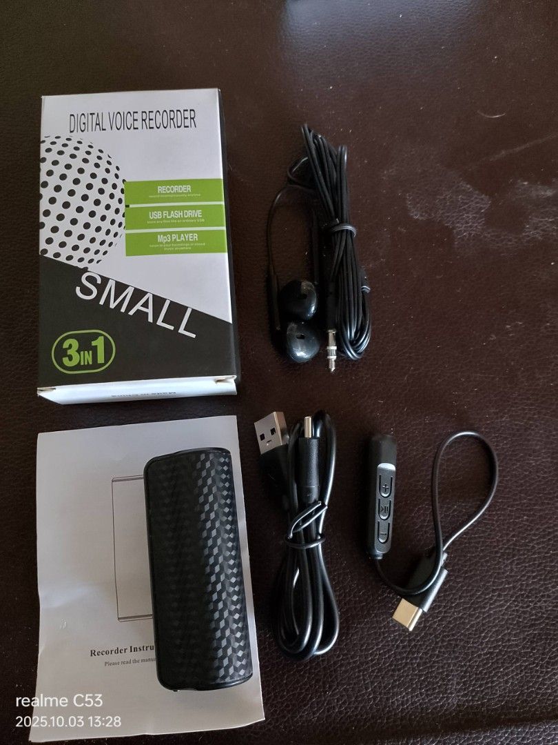 Digital Voice Recorder 3-in-1, Audio, Voice Recorders on Carousell