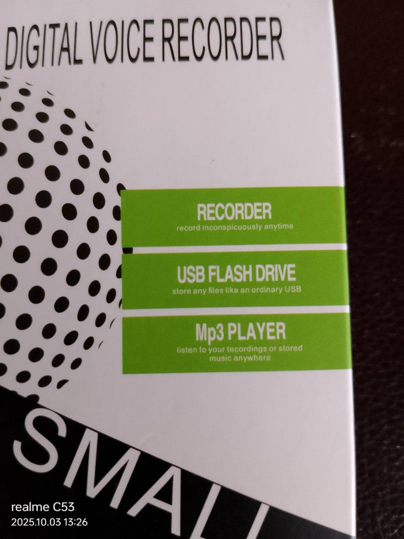 Digital Voice Recorder 3-in-1, Audio, Voice Recorders on Carousell
