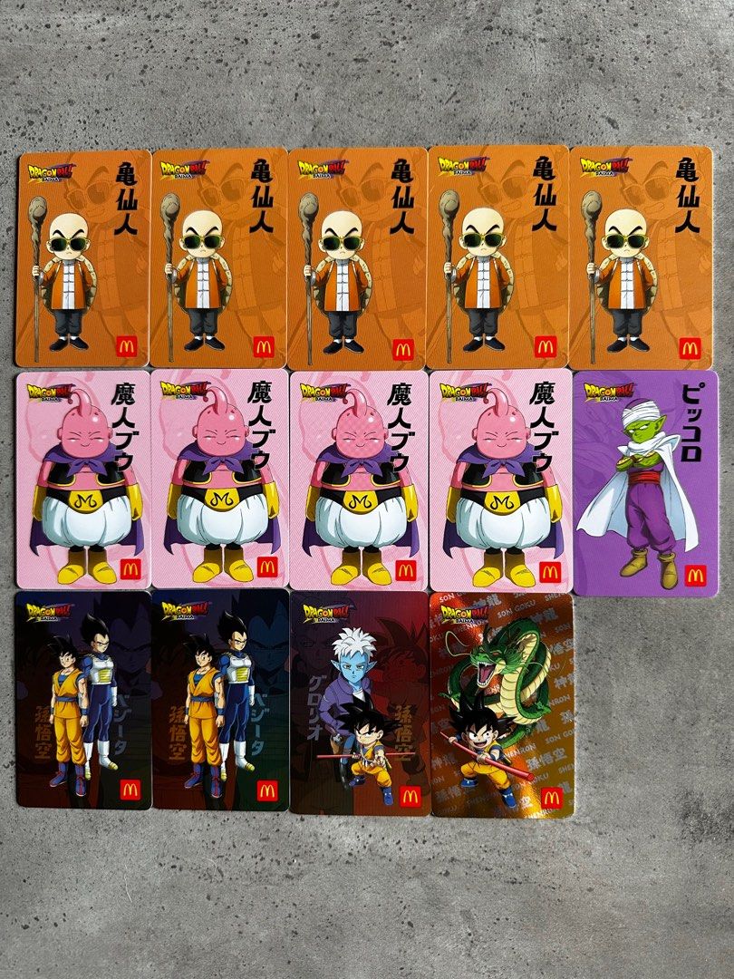 Dragon Ball Daima McDonald's Cards, Hobbies & Toys, Toys & Games on ...