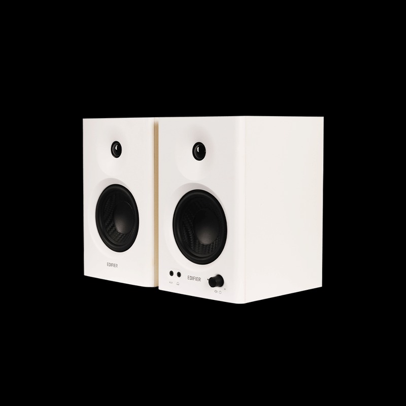 EDIFIER MR4 POWERED STUDIO MONITOR SPEAKERS 42W BLACK/ WHITE, Audio ...