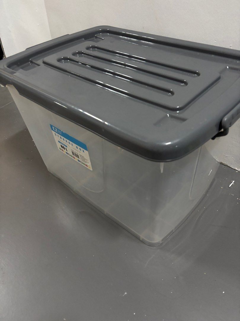 EZ Life 80L Storage Box, Furniture & Home Living, Home Improvement ...