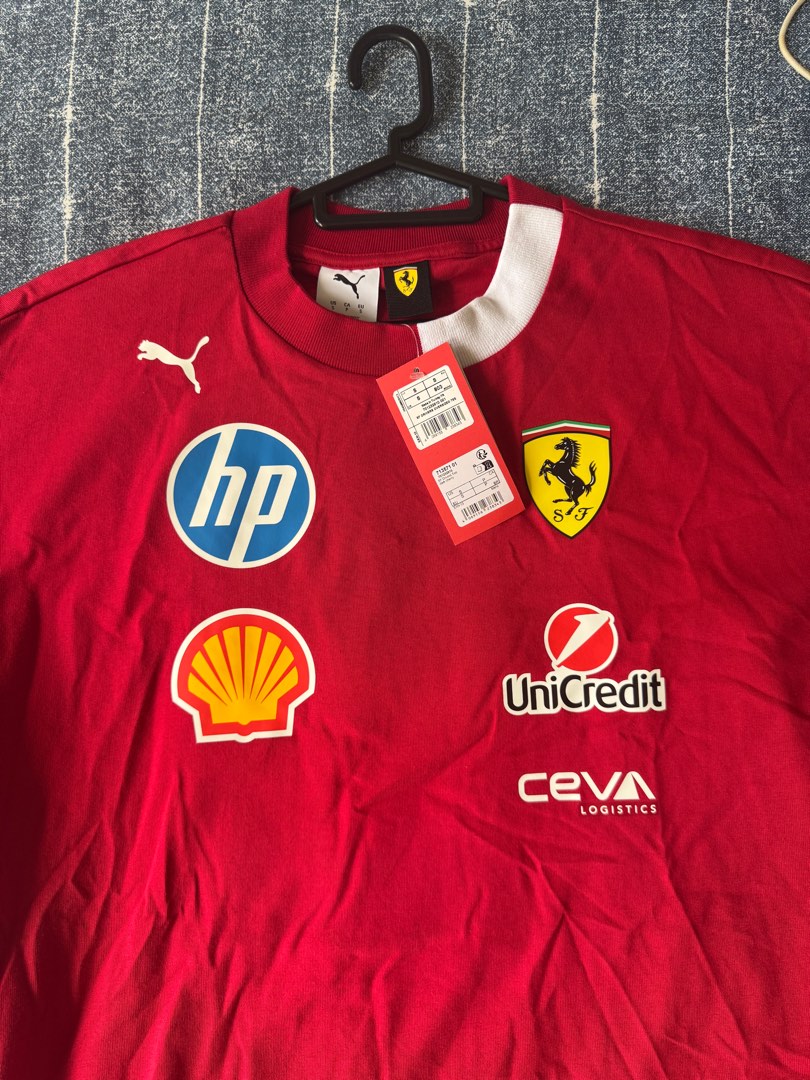 Ferrari F1 2025 Driver’s Size S AUTHENTIC, Men's Fashion, Tops & Sets ...