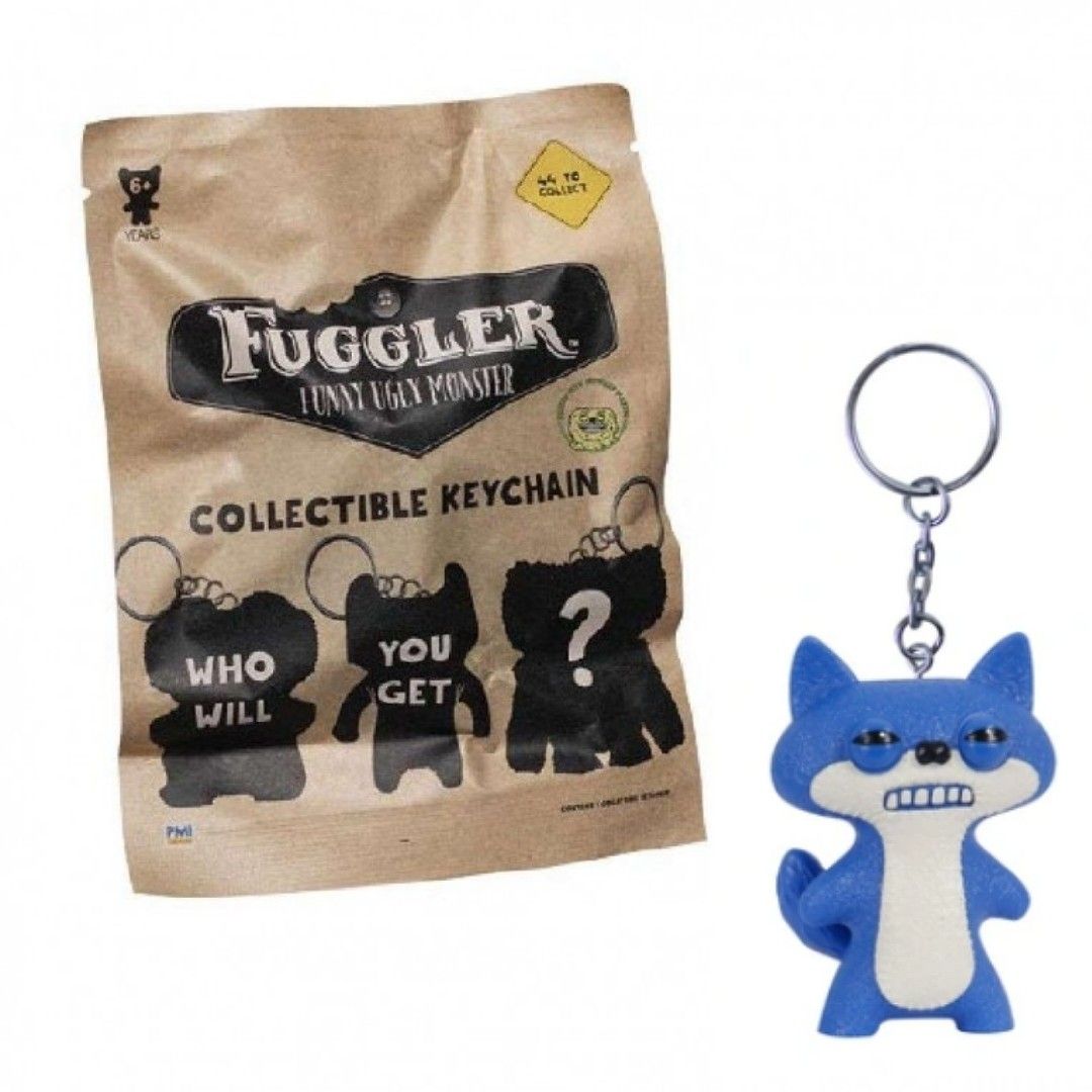 FUGGLER Collectible Keychain - Common SUSPICIOUS FOX BLUE, Hobbies ...