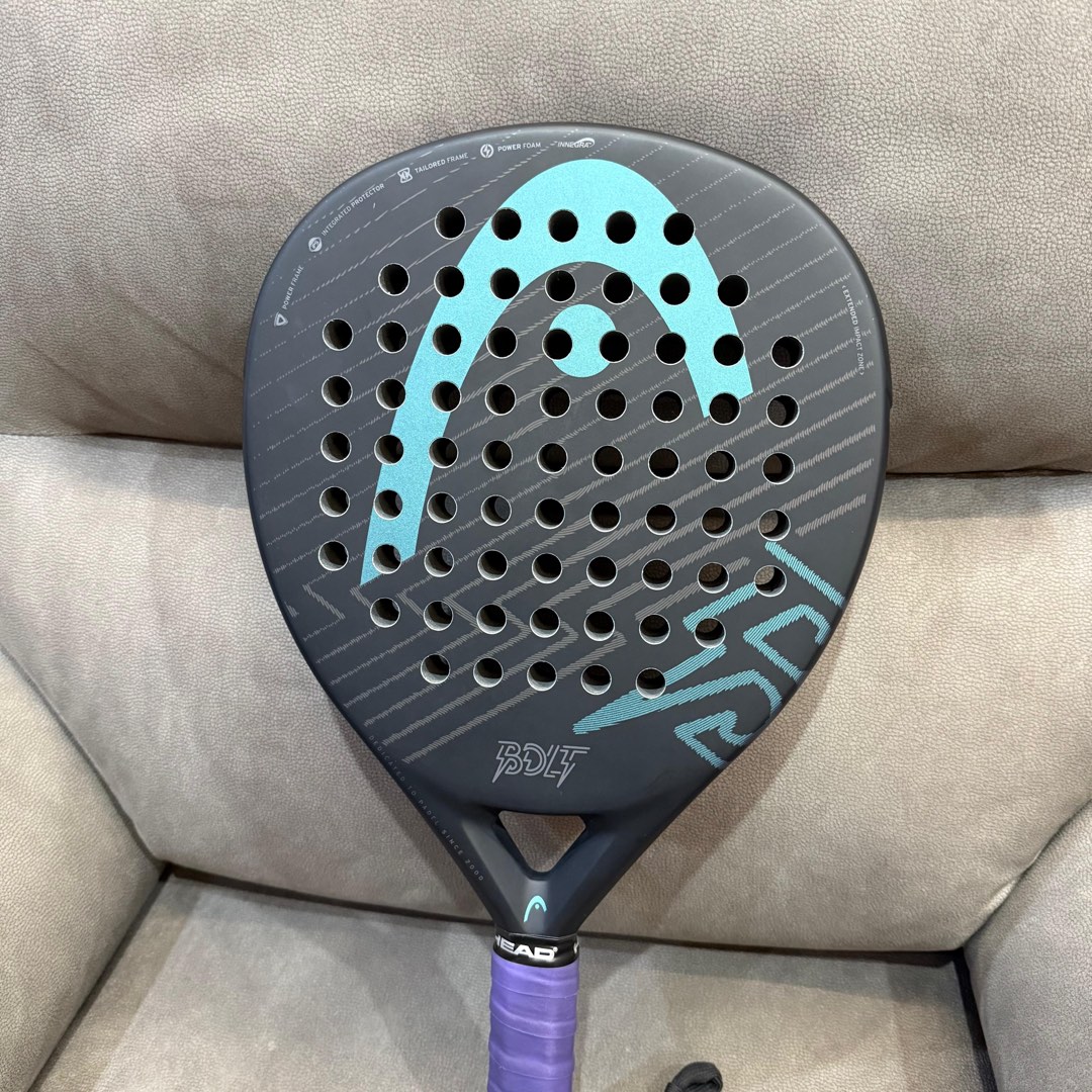 HEAD Bolt 2025 Black Raket Padel 100% Original, Olah Raga, Perlengkapan ...