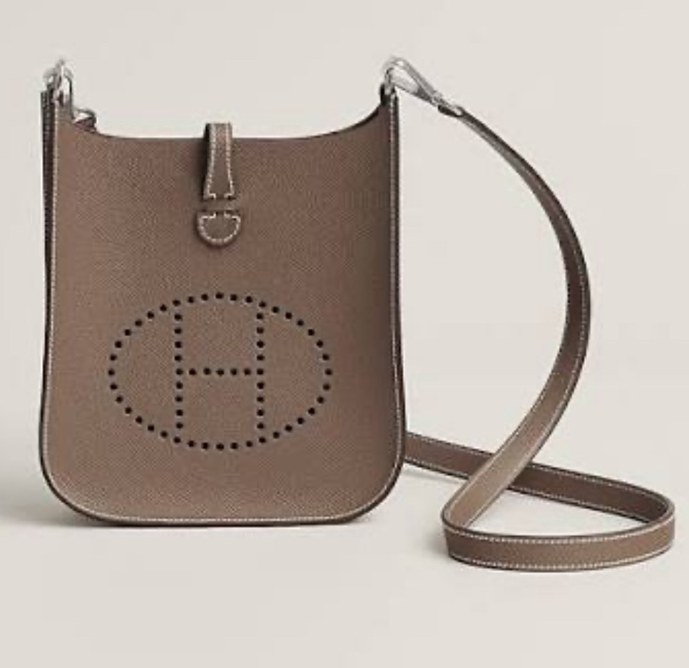 Hermès Evelyne Etoupe PHW, Luxury, Bags & Wallets on Carousell