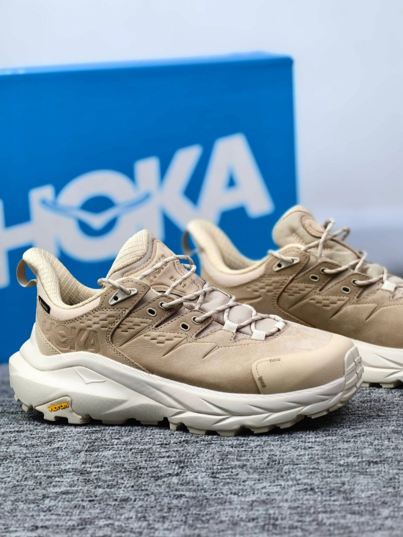 HOKA ONE ONE Kaha 2 LOW GORE-TEX Sandstone , Sports Equipment, Hiking ...