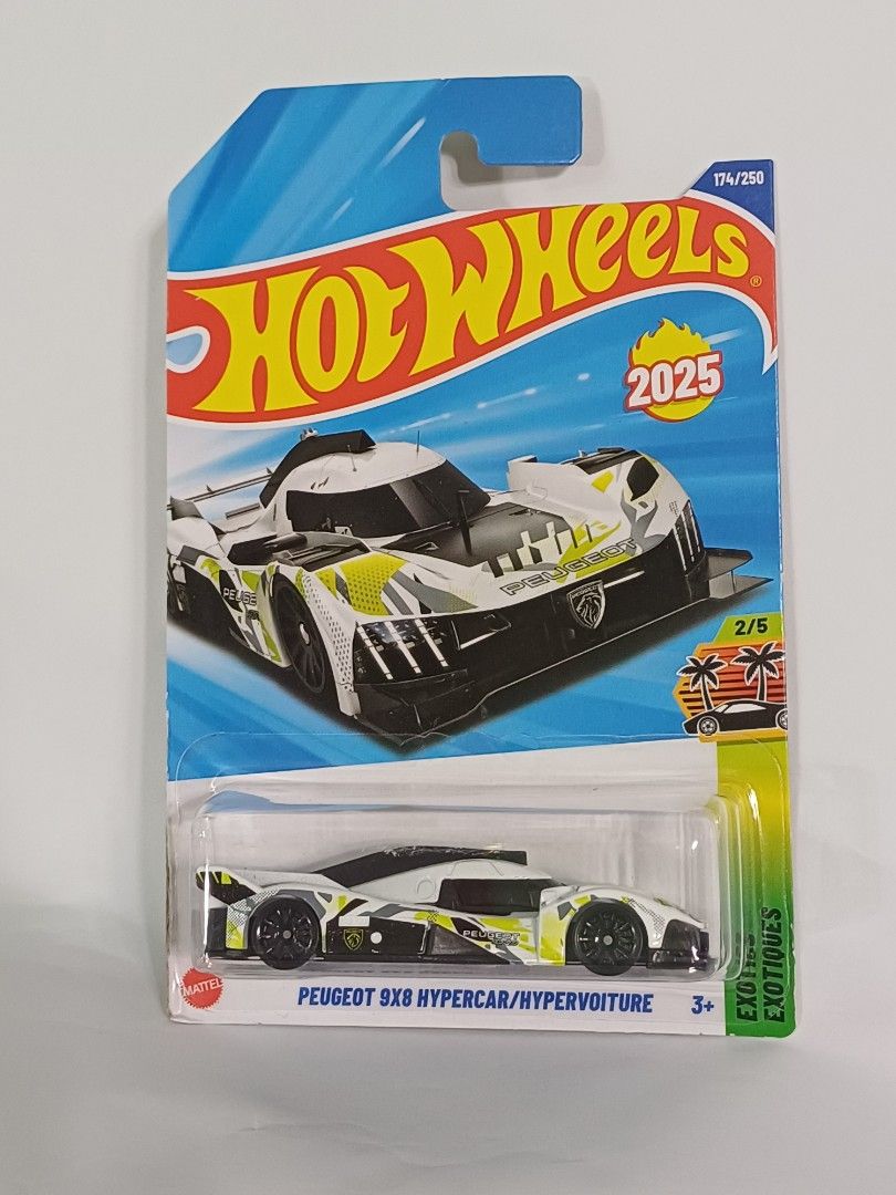 Hot Wheels 2025 Peugeot 9x8 hypercar/hypervoiture, Hobbies & Toys, Toys ...