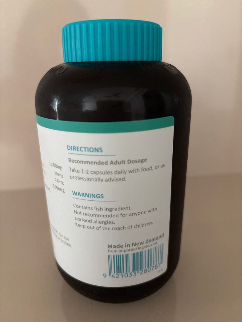 Keyora High Strength Fish Oil with Vitamin D, Health & Nutrition ...