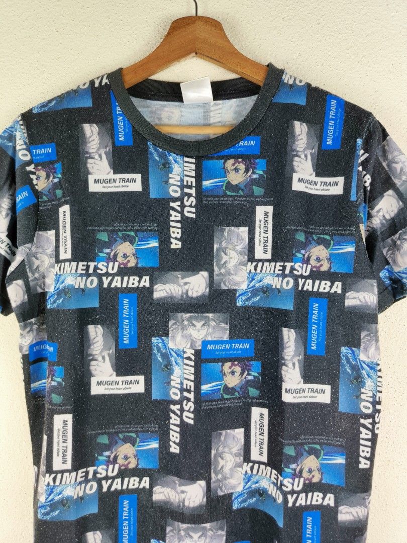 Kimetsu no Yaiba Mugen Train Fullprint, Men's Fashion, Tops & Sets ...
