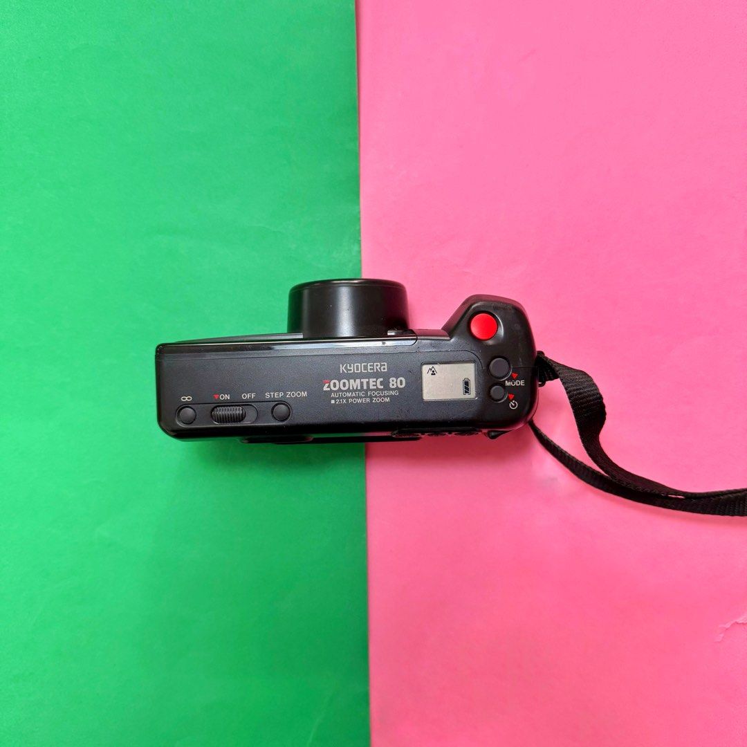 Kyocera Zoomtec 80 35mm film camera/point and shoot, Photography, Cameras on Carousell