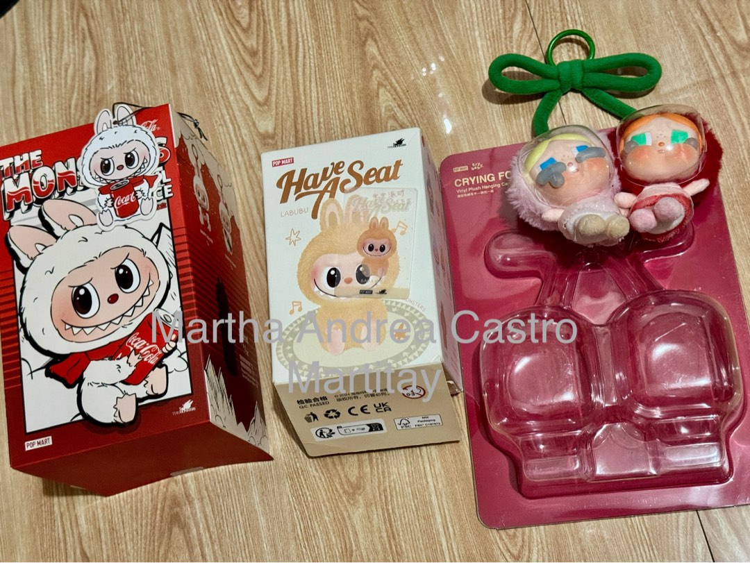 Labubu Crybaby Skullpanda bundle, Hobbies & Toys, Toys & Games on Carousell