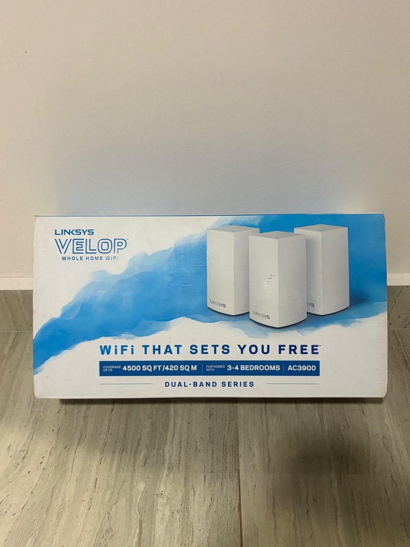 Linksys Velop AC3900 Dual-Band Whole Home WiFi System, TV & Home Appliances, Other Home ...