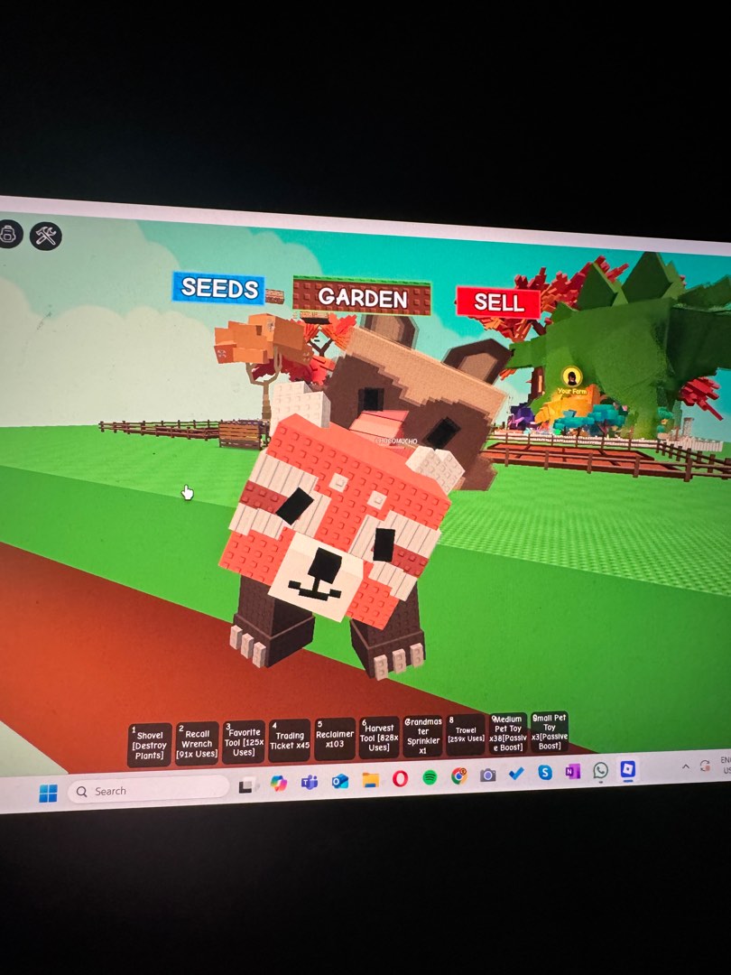 Mega Red Panda, Grow a Garden, Video Gaming, Video Games, Others on ...