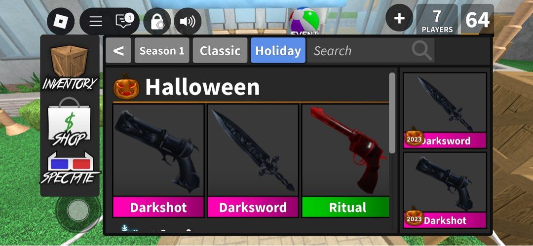 Mm2 sets: xenoshot/ raygun/ celestial set/ candy set/ ice piercer ...