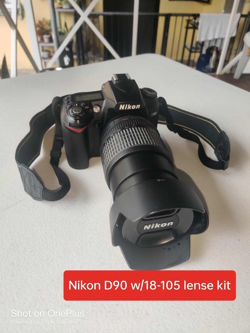 Nikon D90 18-105 VR Kit etc. Not Rush, Photography, Cameras on Carousell
