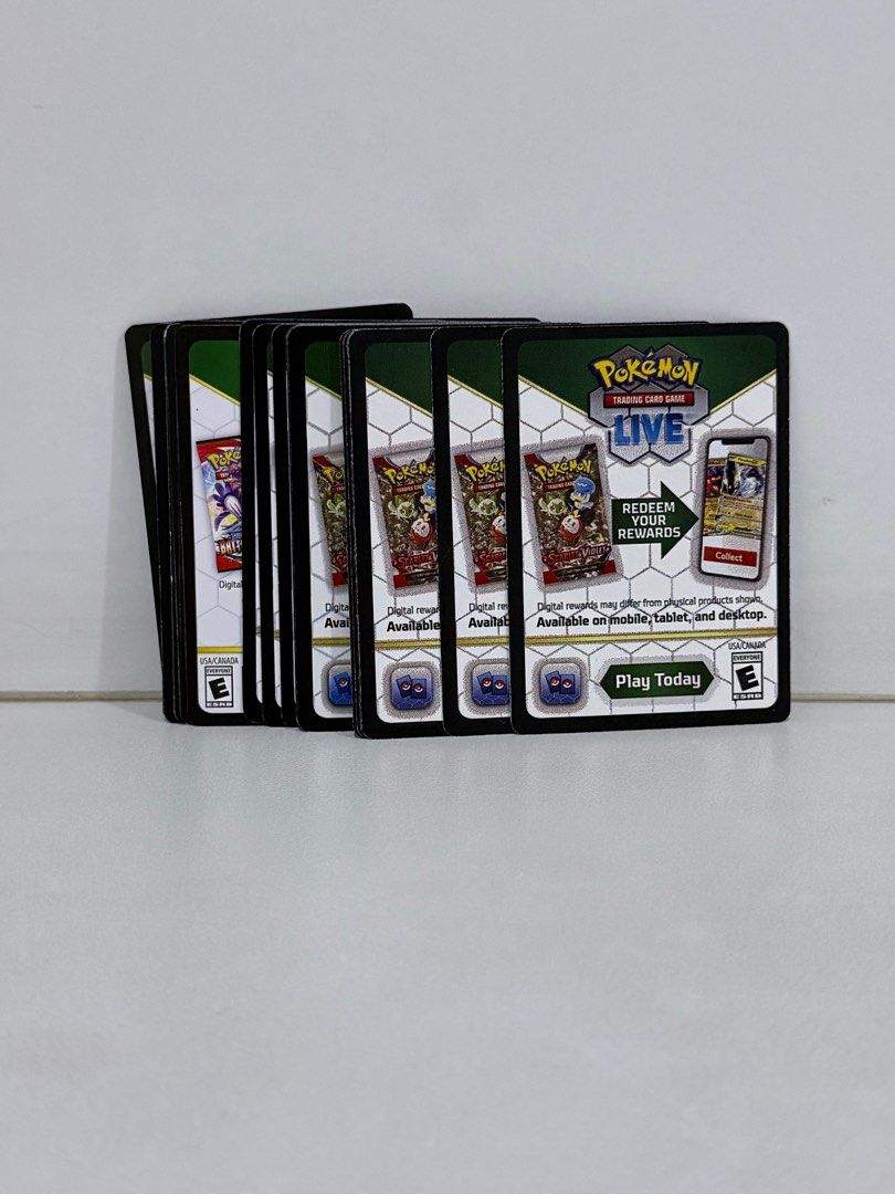 Pokémon TCG Live Code Cards (RM0.50), Video Gaming, Gaming Accessories ...