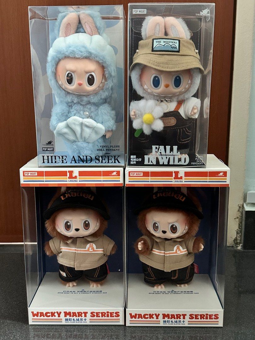 POP MART Labubu Vinyl Plush Doll Pendant, Hobbies & Toys, Toys & Games ...