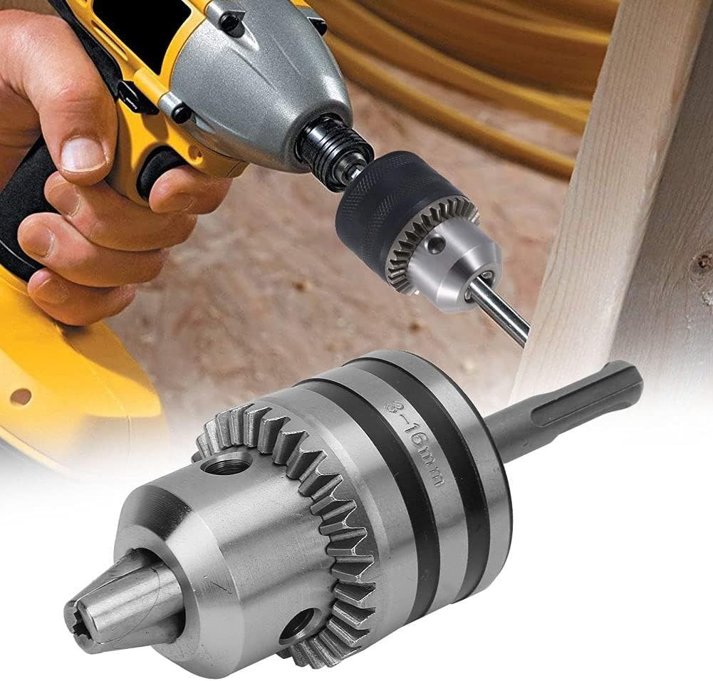 Professional SDS plus Drill Chuck Adapter Kit 1.5-13MM Clamping Range 1 ...