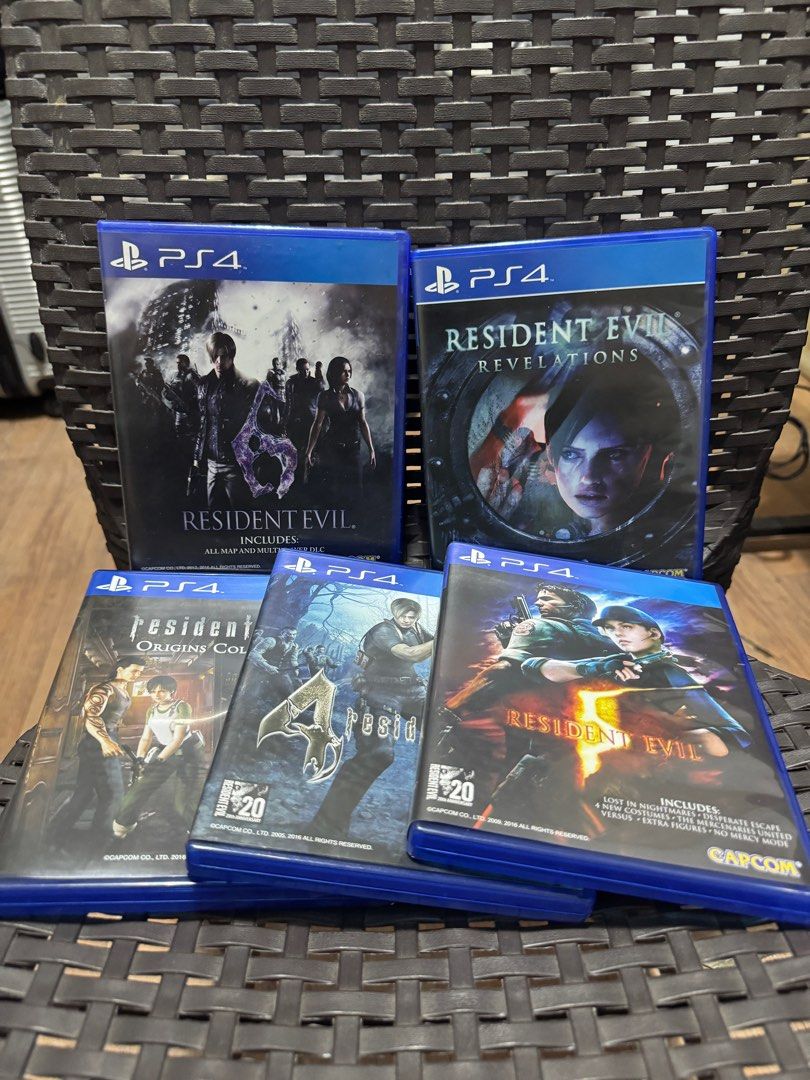 PS4 Resident Evil Origins Collection & RE4, Video Gaming, Video Games ...