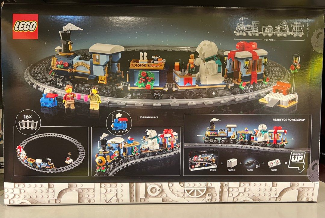 🔥READY STOCK🔥 LEGO 10361 ICONS Holiday Express Train, Hobbies & Toys ...