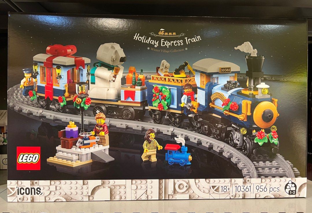 🔥READY STOCK🔥 LEGO 10361 ICONS Holiday Express Train, Hobbies & Toys ...