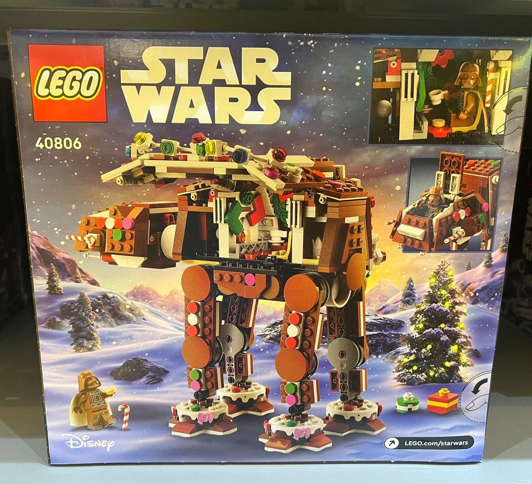 🔥READY STOCK🔥 LEGO 40806 STAR WARS Gingerbread AT-AT, Hobbies & Toys ...
