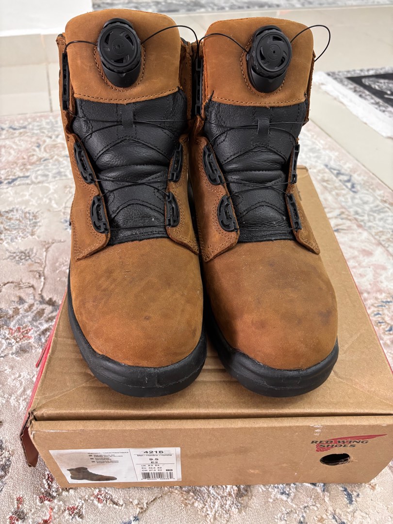 Red wing 4216 safety shoe BOA, Men's Fashion, Footwear, Boots on Carousell
