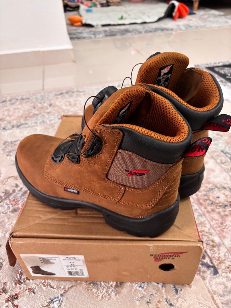 Red wing 4216 safety shoe BOA, Men's Fashion, Footwear, Boots on Carousell