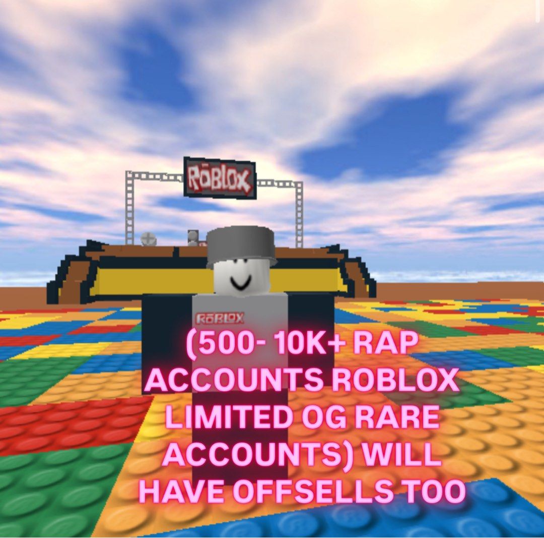 ROBLOX OG RAP INSANE RARE ACCOUNTS | 500-10K+ RAP RANGE YOU CAN GET ...