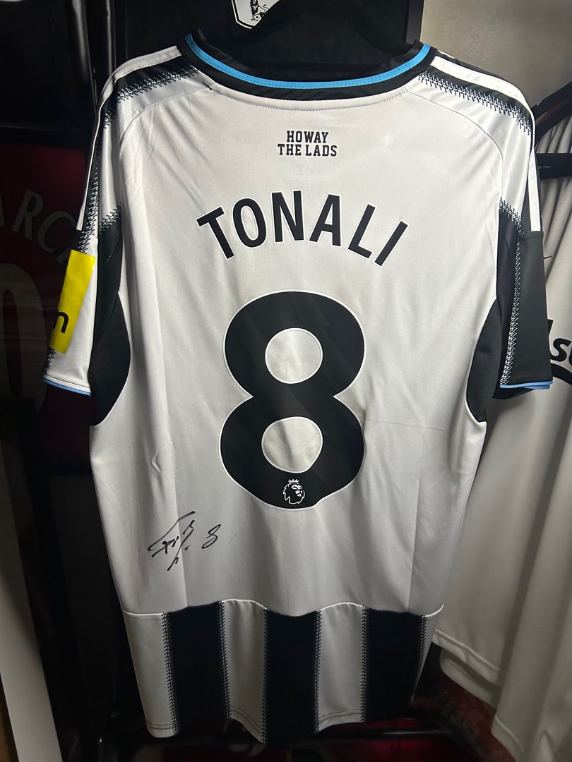 Sandro Tonali Signed Newcastle 25/26 Home Jersey, Hobbies & Toys ...