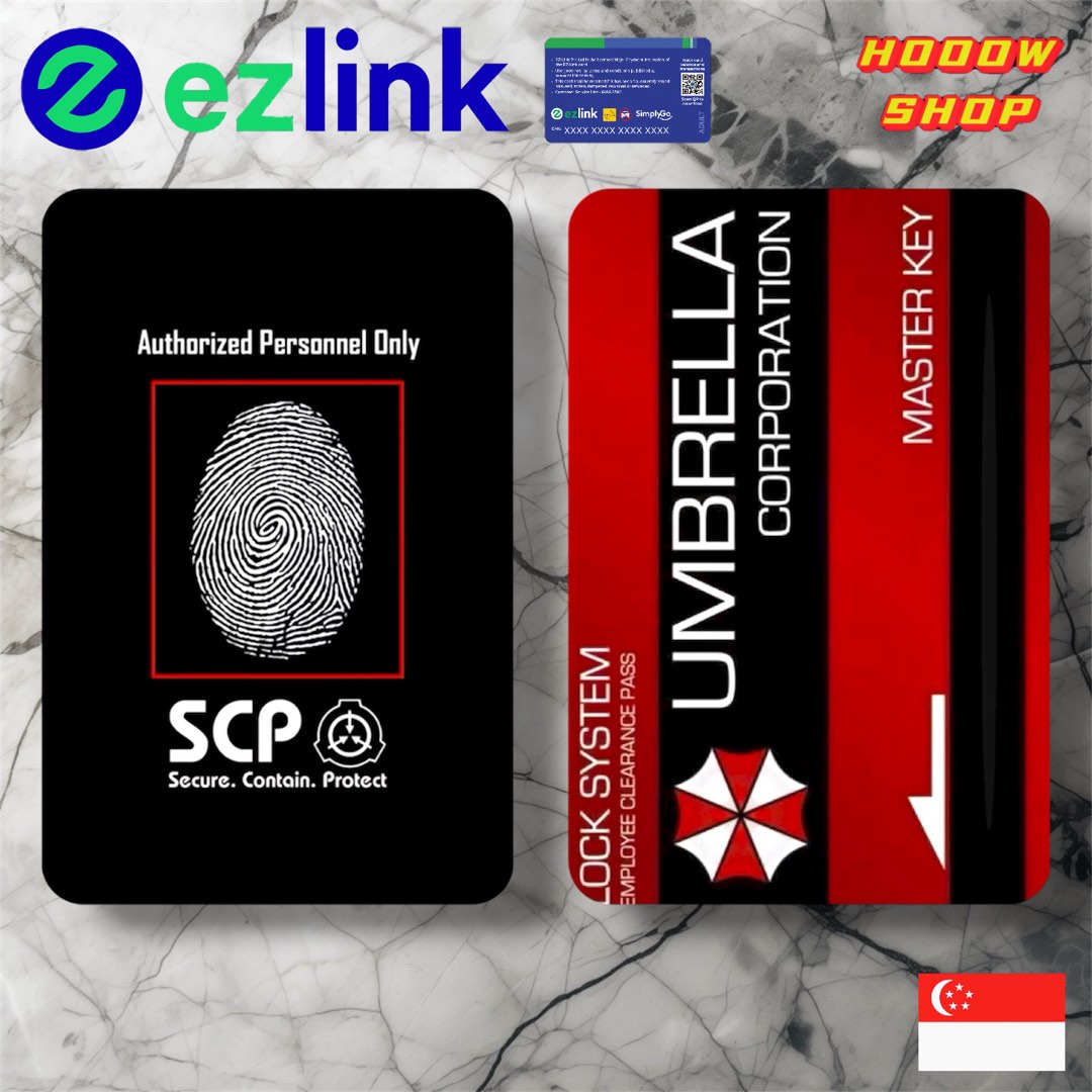 SCP MEMBER CARD | 🇸🇬 EZ-Link Card Sticker | Custom Name & Design | Cute ...