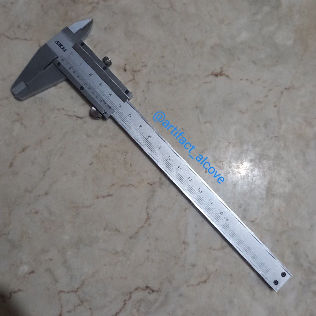 SK11 Vernier Caliper Japan Analog 150mm + Tool Standard Ruler ...