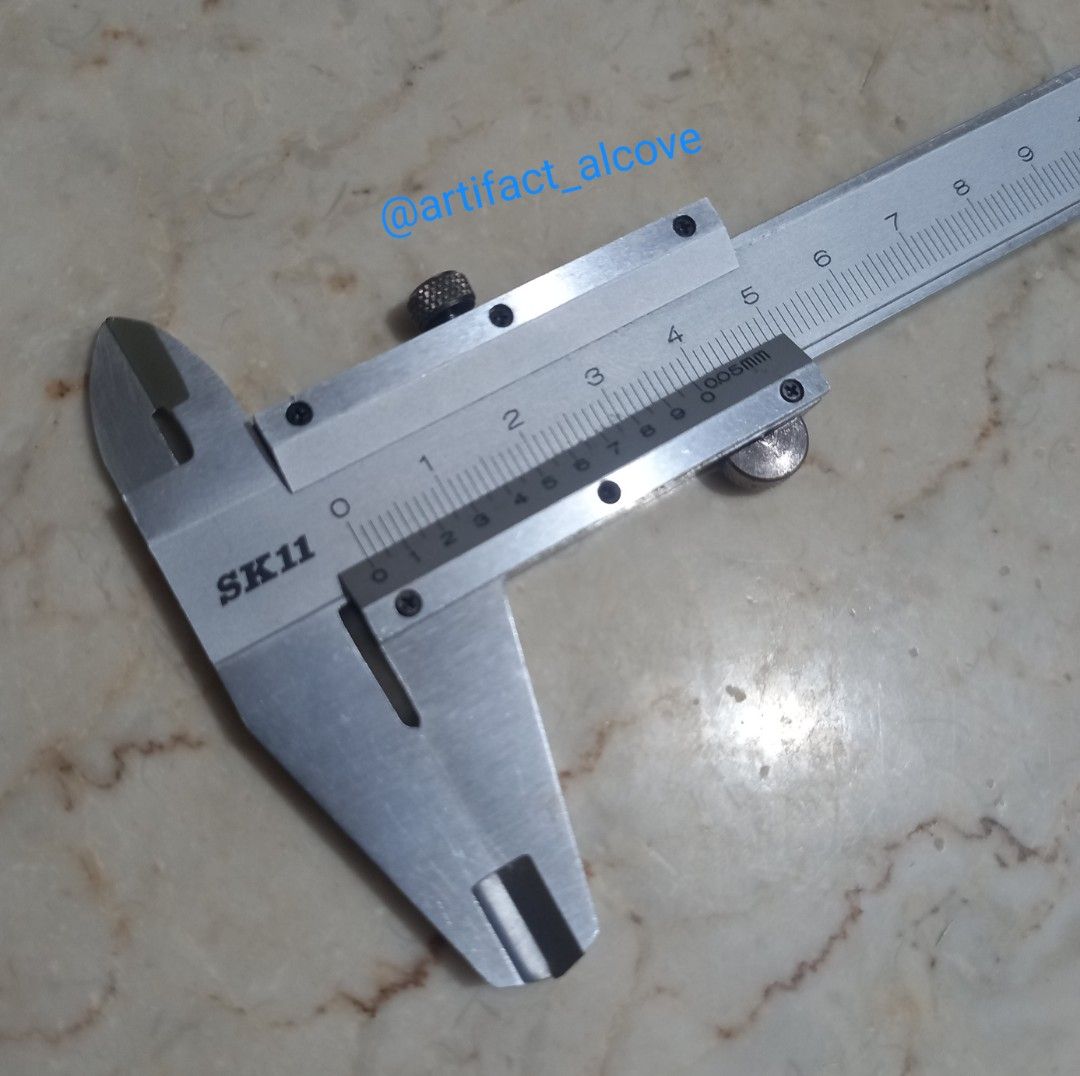 SK11 Vernier Caliper Japan Analog 150mm + Tool Standard Ruler ...