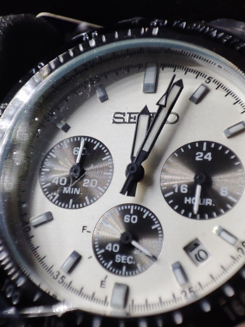 SSC813 Seiko watch Prospex "White Panda V1", Luxury, Watches on Carousell