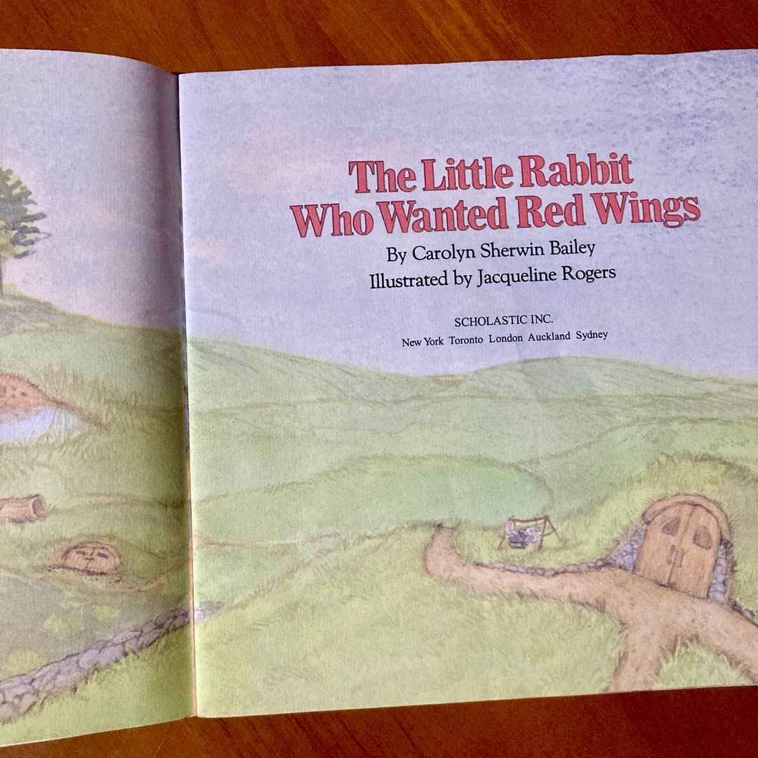 The Little Rabbit Who Wanted Red Wings by Carolyn Sherwin Bailey ...