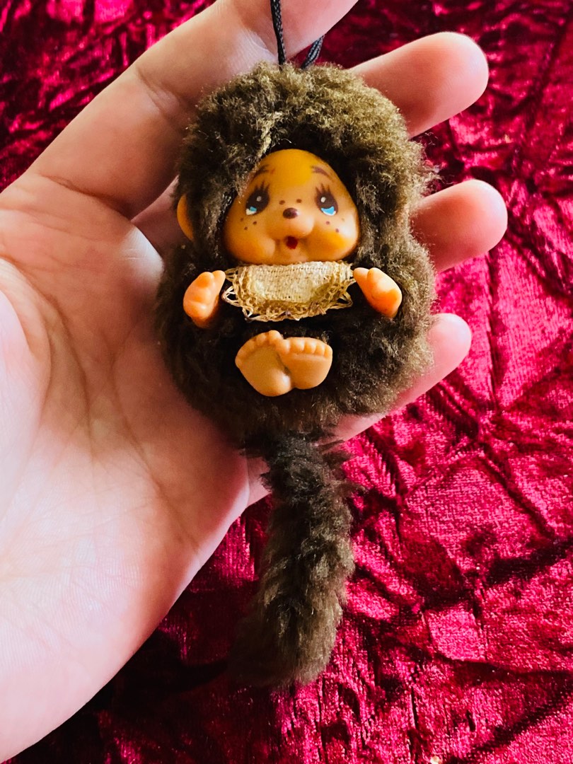 Vintage Monchichi Keychain 180, Hobbies & Toys, Toys & Games on Carousell
