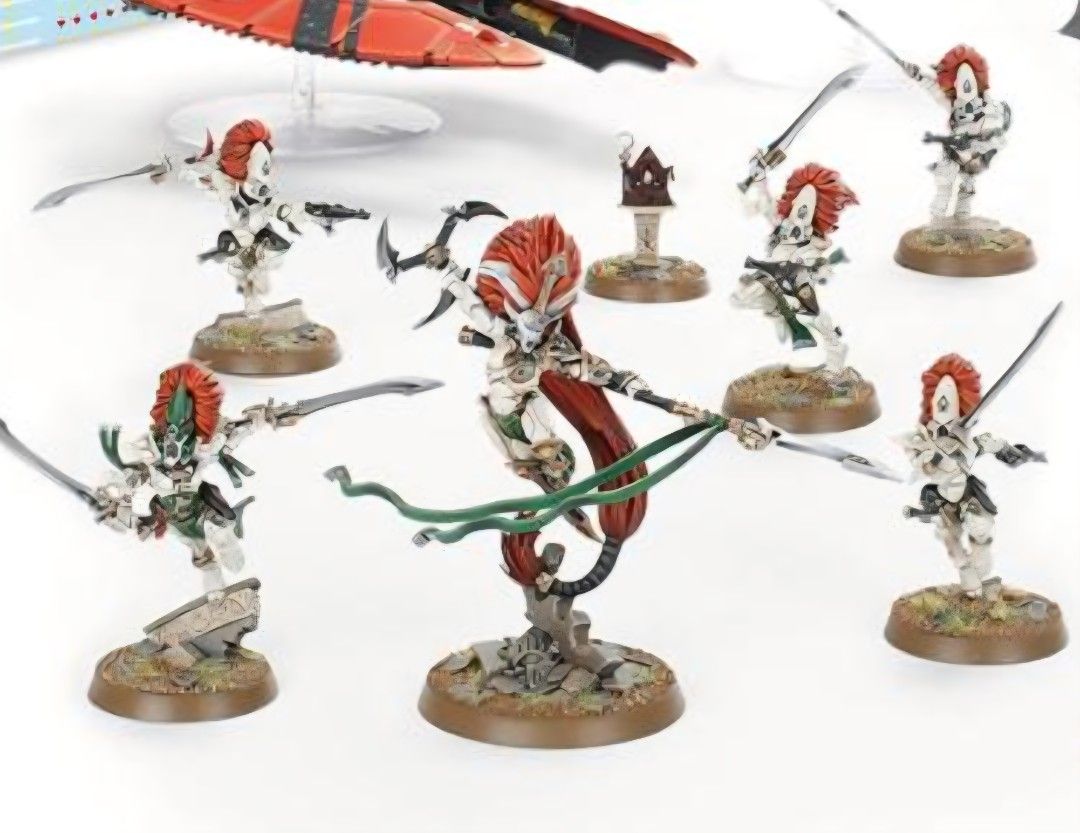 Warhammer 40k Killteam Aeldari Howling Banshees and Jain Zar, Hobbies ...