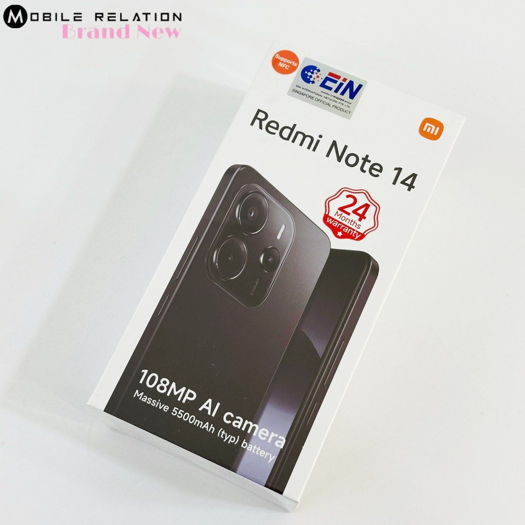 Xiaomi Redmi Note 14 4G Midnight Black 256GB, Mobile Phones & Gadgets ...