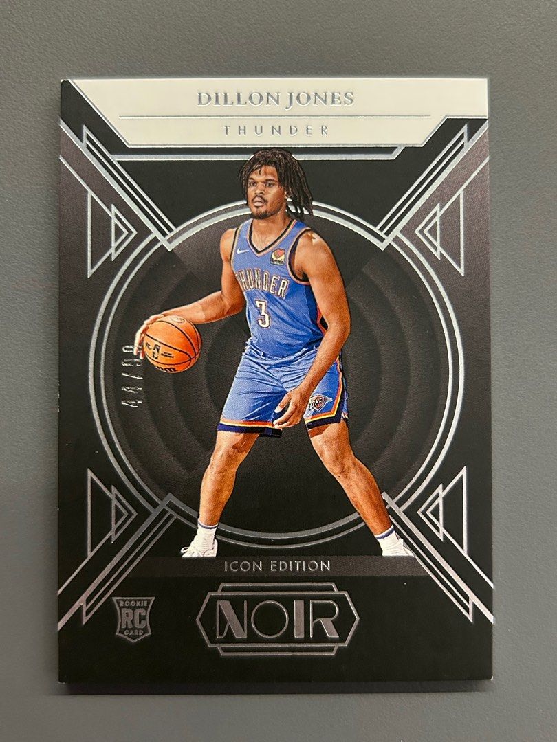 2024-2025 Panini Noir /99 Dillion Jones Rookie Card, Hobbies & Toys ...