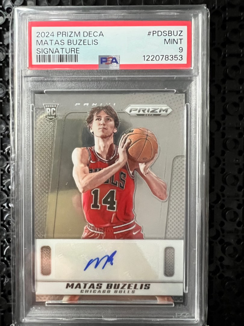 2024 Prizm Deca Matas Buzelis Rookie Signature Card, Hobbies & Toys ...